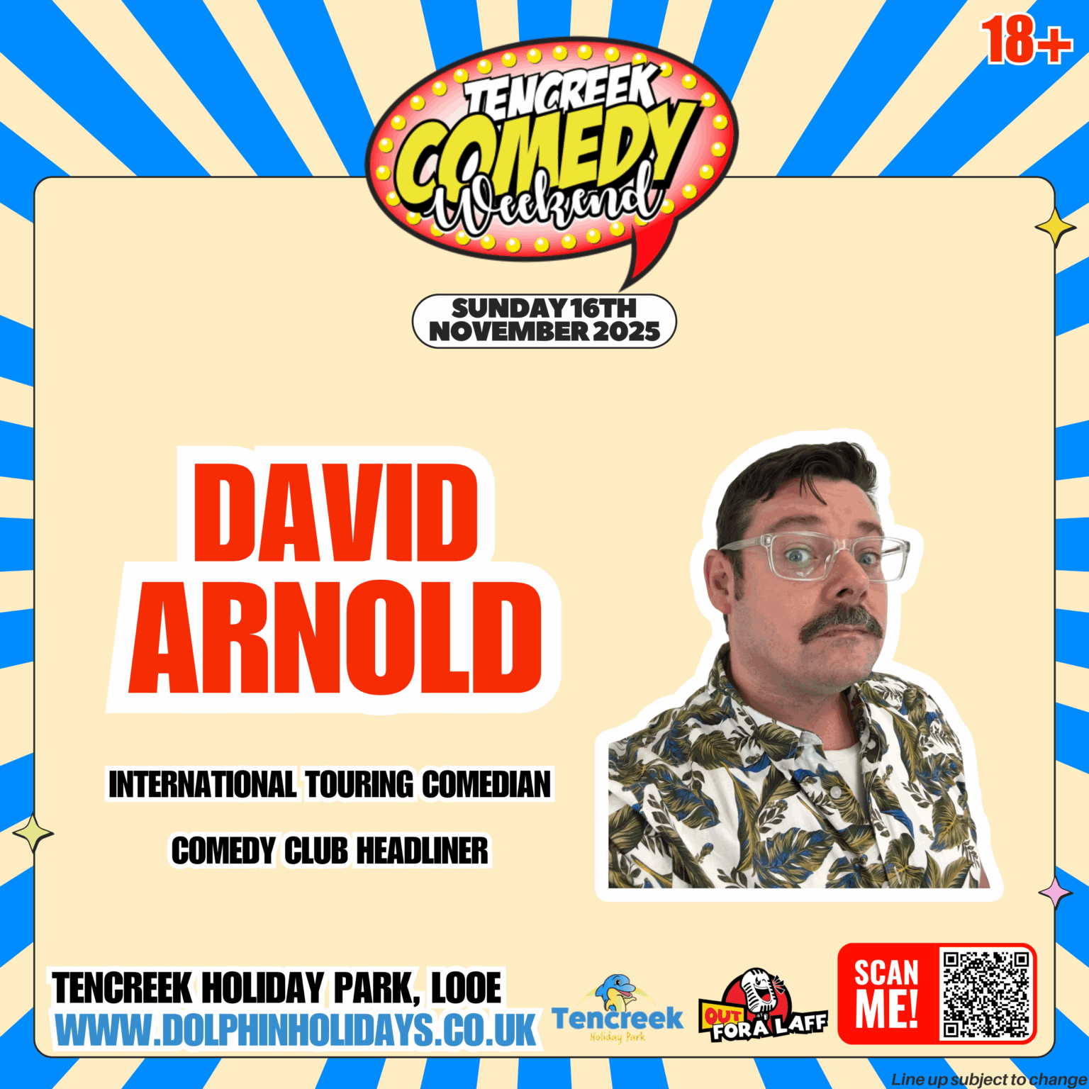 Cornwall Comedy Weekend | Tencreek Holiday Park