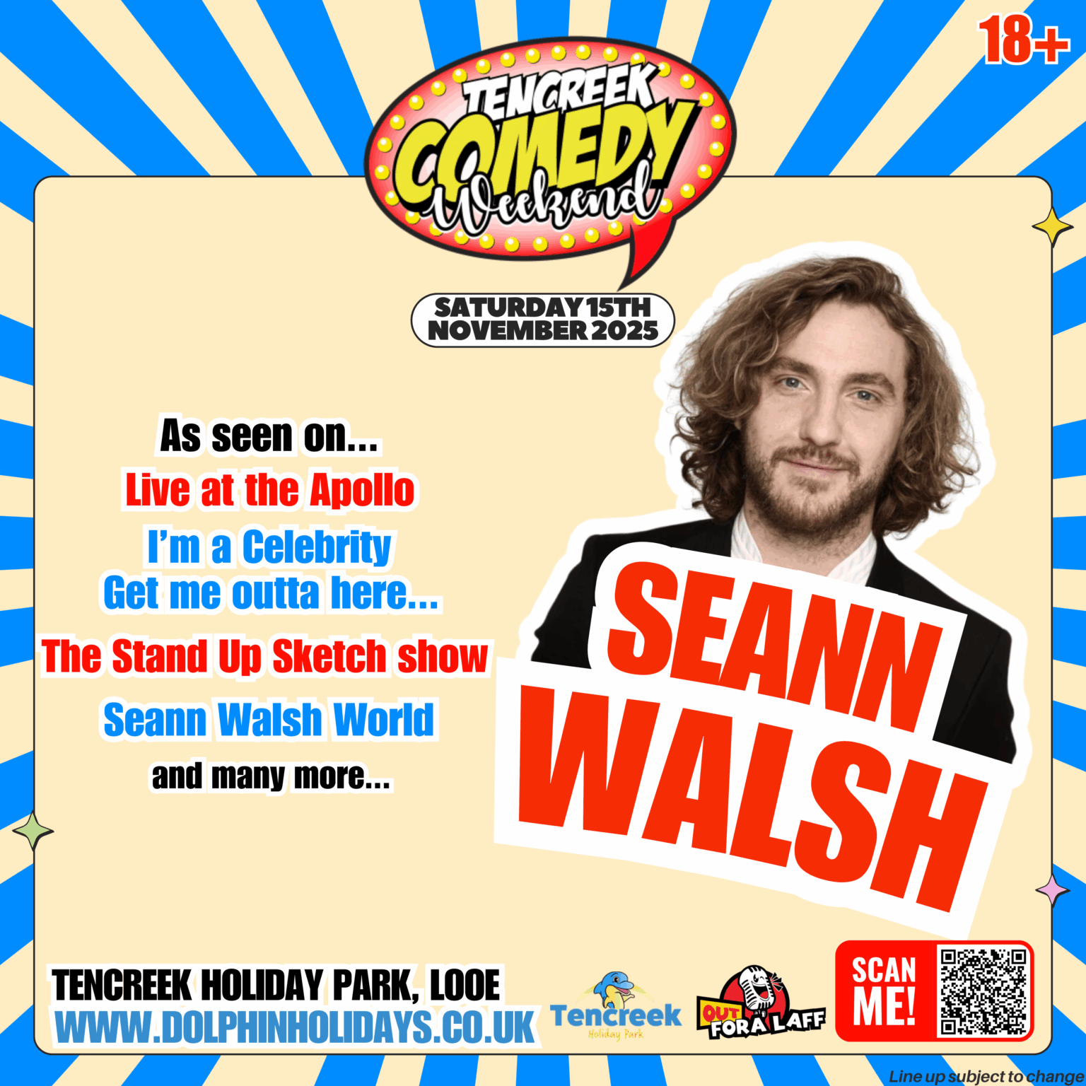 Cornwall Comedy Weekend | Tencreek Holiday Park